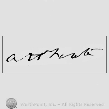 Mark with Signature: Andrew Foote. | #330293