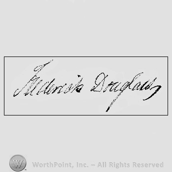 Mark with Signature: Frederick Douglass. | #330298