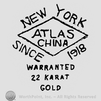 Mark with New York written above a diamond Atlas | #33032