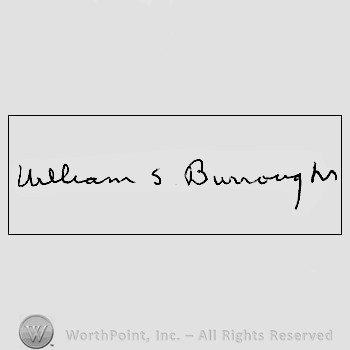 Mark with Signature: William S. Burroughs. | #330364
