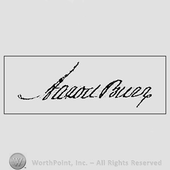 Mark with Signature: Aaron Burr. | #330380