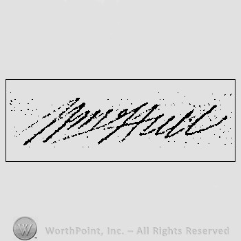 Mark with Signature: William Hull. | #330385