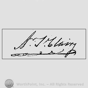 Mark with Signature: Arthur St. Clair. | #330391