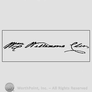 Mark with Signature: William Williams. | #330394