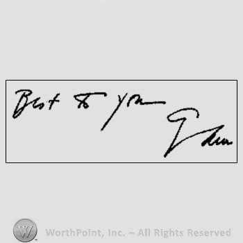 Mark with Signature: Samuel Barber. | #330406
