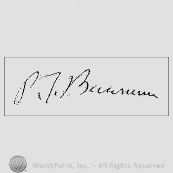 Mark with Signature: Phineas T. Barnum. | #330407