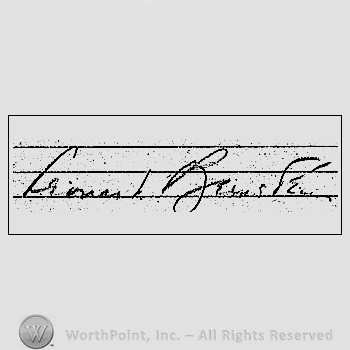 Mark with Signature: Leonard Bernstein. | #330415