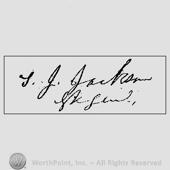 Mark with Signature: Thomas J. Jackson. | #330446