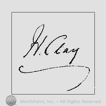 Mark with Signature: Henry Clay. | #330468