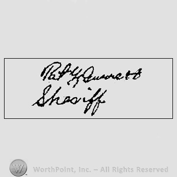 Mark with Signature: Pat Garrett. | #330502