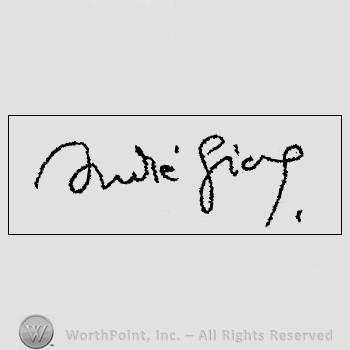Mark with Signature: André Gide. | #330504