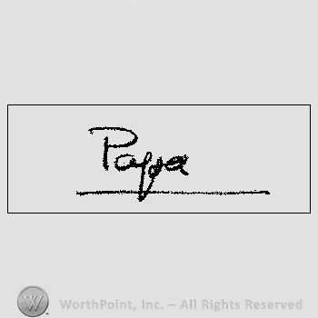 Mark with Signature: Ernest Hemingway. | #330512