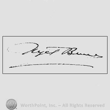 Mark with Signature: Nigel Bruce. | #330518