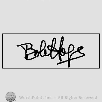 Mark with Signature: Bob Hope. | #330519