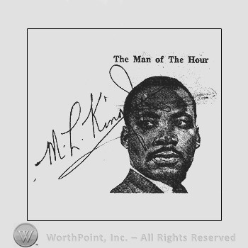 Mark with Signature: Martin Luther King Jr.. | #330525
