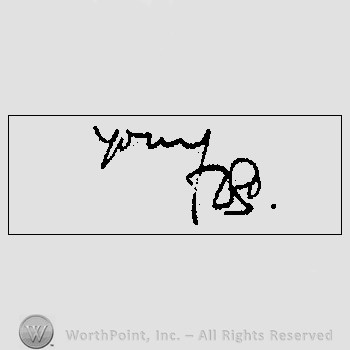 Mark with Signature: Thomas Edward Lawrence. | #330528