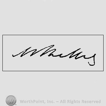 Mark with Signature: Mary Wollstonecraft Shelley. | #330533