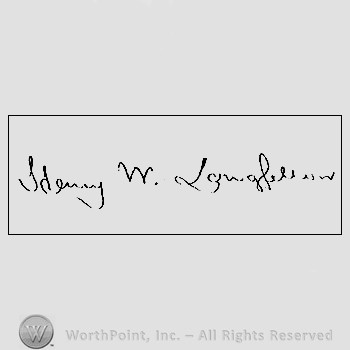 Mark with Signature: Henry Longfellow. | #330541