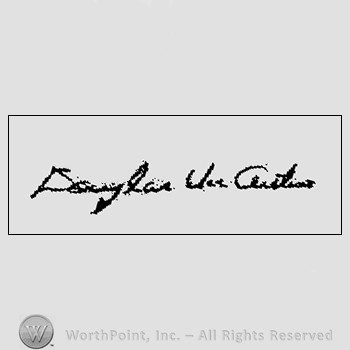 Mark with Signature: Douglas MacArthur. | #330542