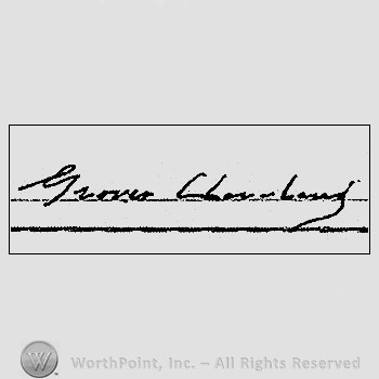 Mark with Signature: Grover Cleveland. | #330576