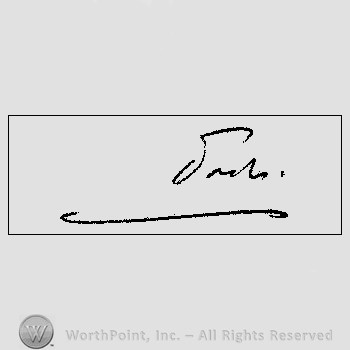 Mark with Signature: John F. Kennedy. | #330601