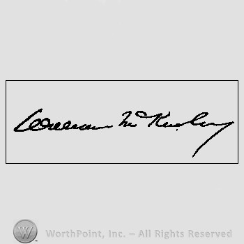 Mark with Signature: William McKinley. | #330605