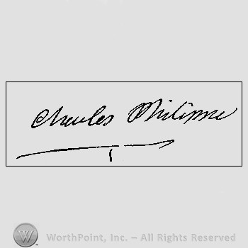 Mark with Signature: Charles X. | #330639