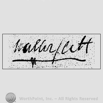 Mark with Signature: Walter Scott. | #330649
