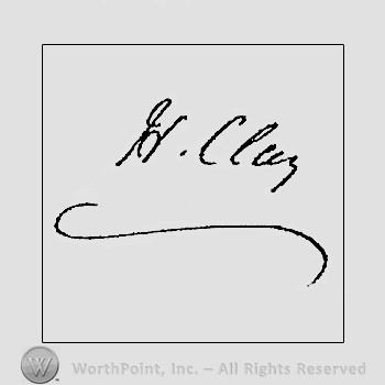 Mark with Signature: Henry Clay. | #330670