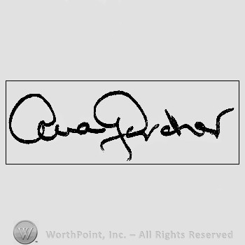 Mark with Signature: Ava Gardner. | #330675