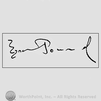 Mark with Signature: Ezra Pound. | #330698