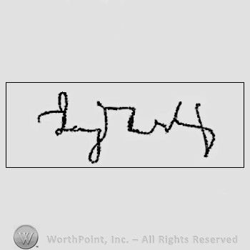 Mark with Signature: Jay Gould. | #330737