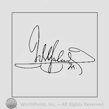 Mark with Signature: Wilhelm II. | #330750