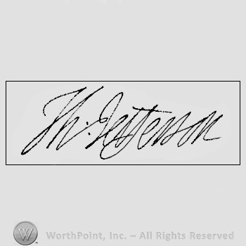 Mark with Signature: Thomas Jefferson. | #330754