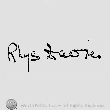 Mark with Signature: Rhys Davies. | #330771