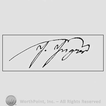 Mark with Signature: Jean Auguste Dominique | #330786