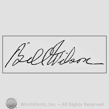 Mark with Signature: Bill Wilson. | #330788
