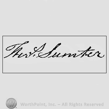 Mark with Signature: Thomas Sumter. | #330792