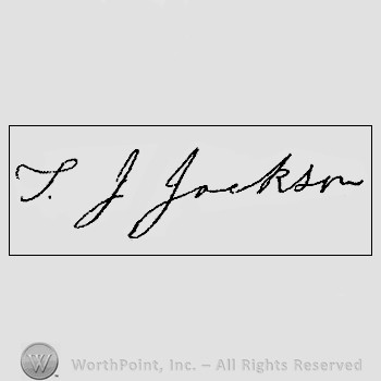 Mark with Signature: Stonewall Jackson. | #330799