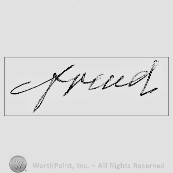 Mark with Signature: Sigmund Freud. | #330805