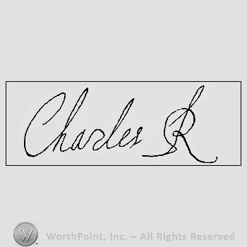 Mark with Signature: Charles I, King of England. | #330815