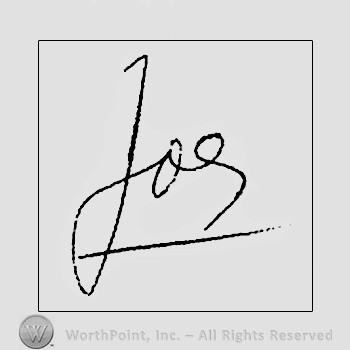 Mark with Signature: Josephine Baker. | #330867