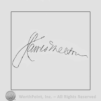 Mark with Signature: James Melton. | #330871