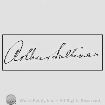 Mark with Signature: Arthur Sullivan. | #330880