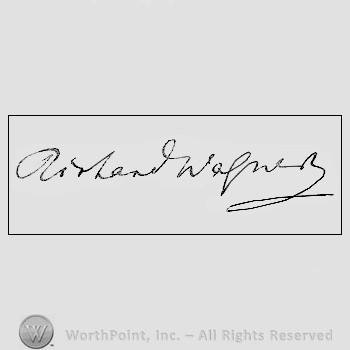 Mark with Signature: Richard Wagner. | #330881