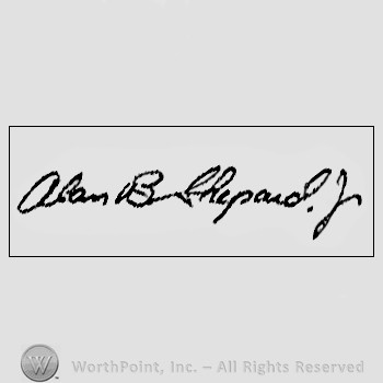 Mark with Signature: Alan Shepard. | #330908