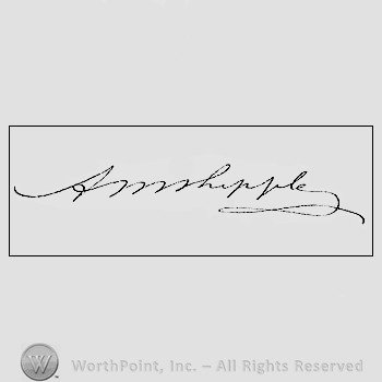 Mark with Signature: Amiel W. Whipple. | #330929