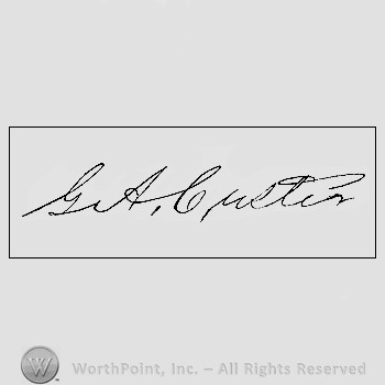 Mark with Signature: George Armstrong Custer. | #330934