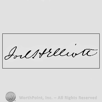 Mark with Signature: Joel H. Elliott. | #330935