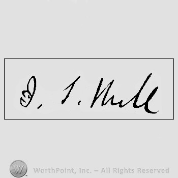 Mark with Signature: John Stuart Mill. | #330947